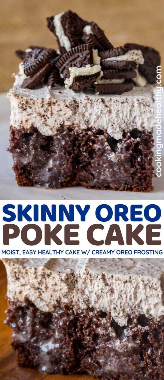 Oreo Poke Cake - Cooking Made Healthy