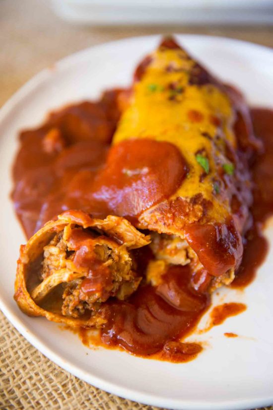 Skinny Chicken Enchiladas - Cooking Made Healthy