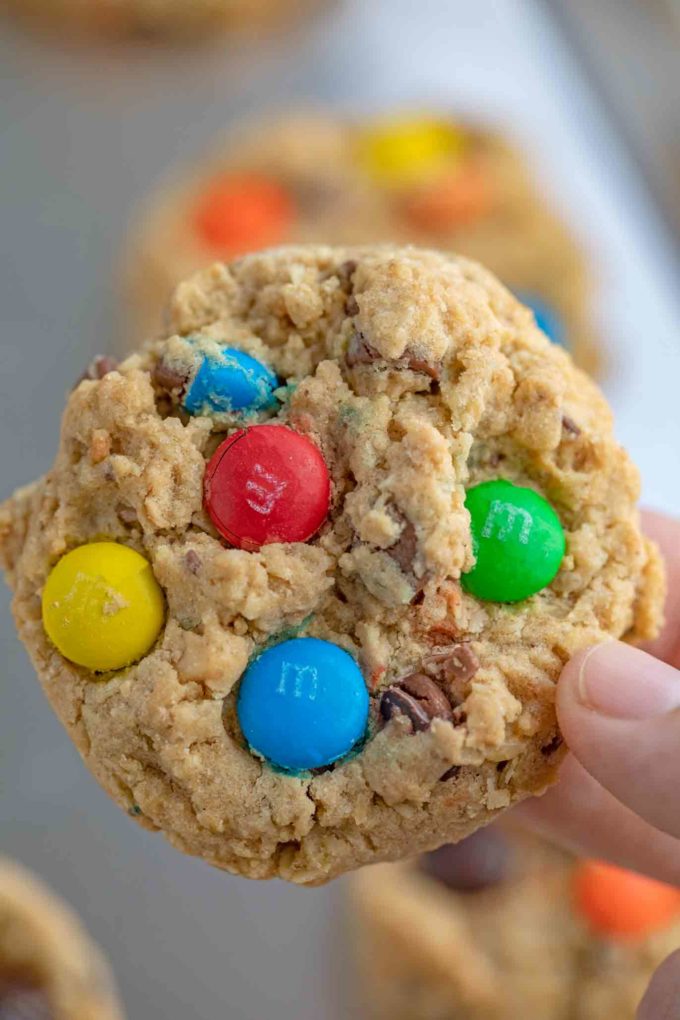 Healthier Monster Cookies - Cooking Made Healthy