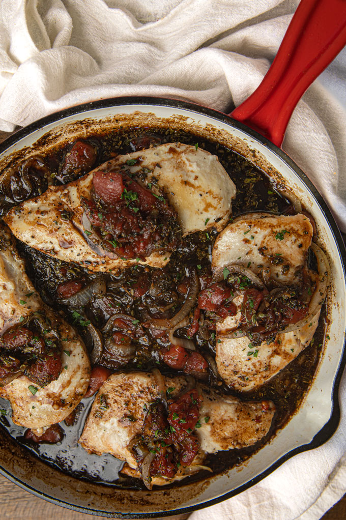 Braised Balsamic Chicken - Cooking Made Healthy