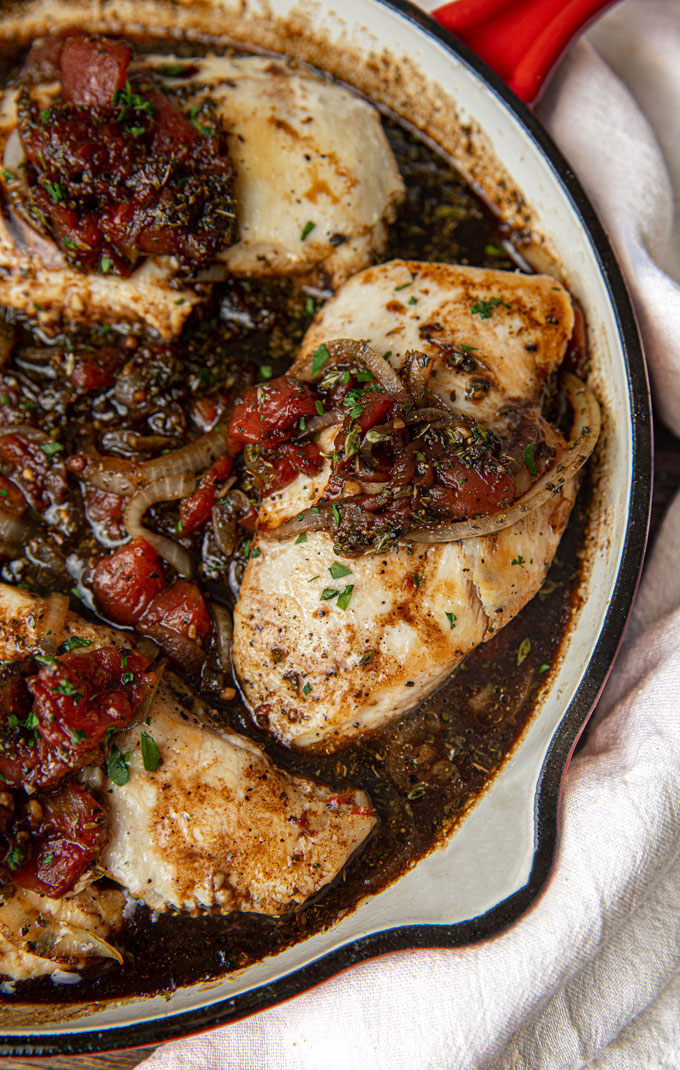 Braised Balsamic Chicken - Cooking Made Healthy
