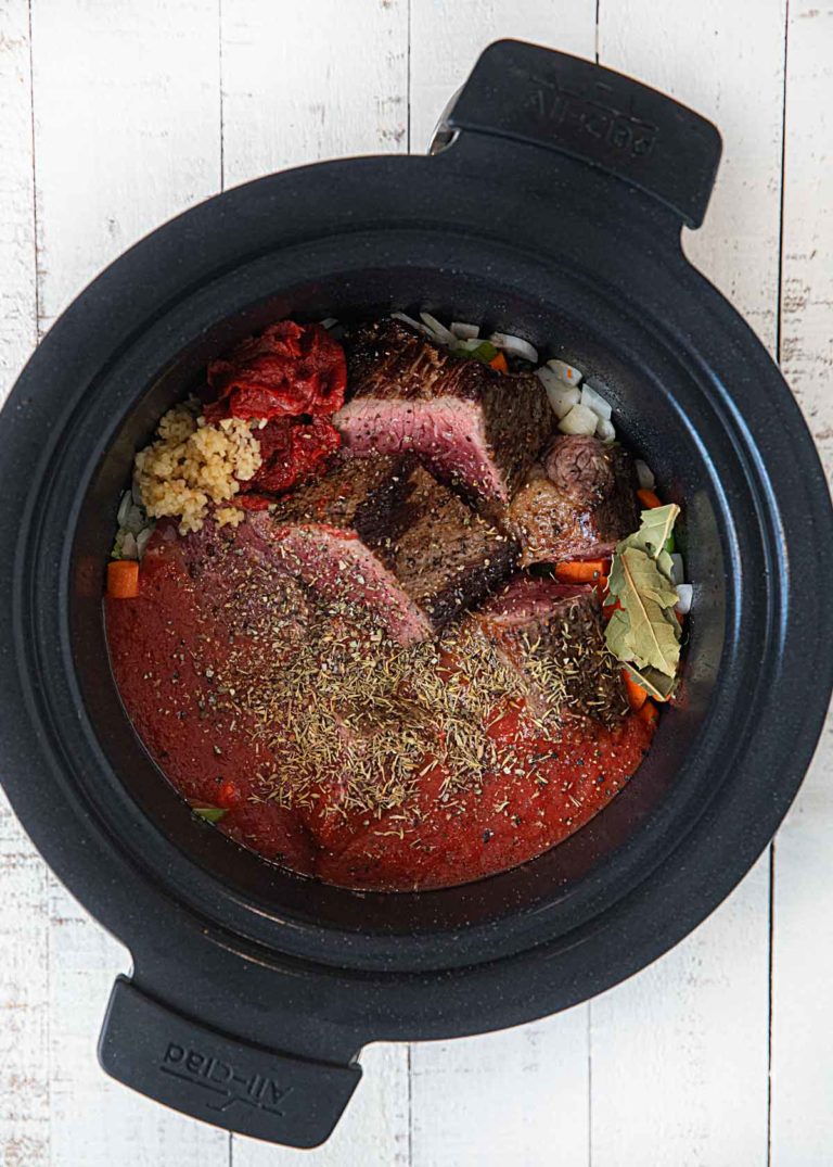 Slow Cooker Healthier Beef Ragu Recipe - Cooking Made Healthy