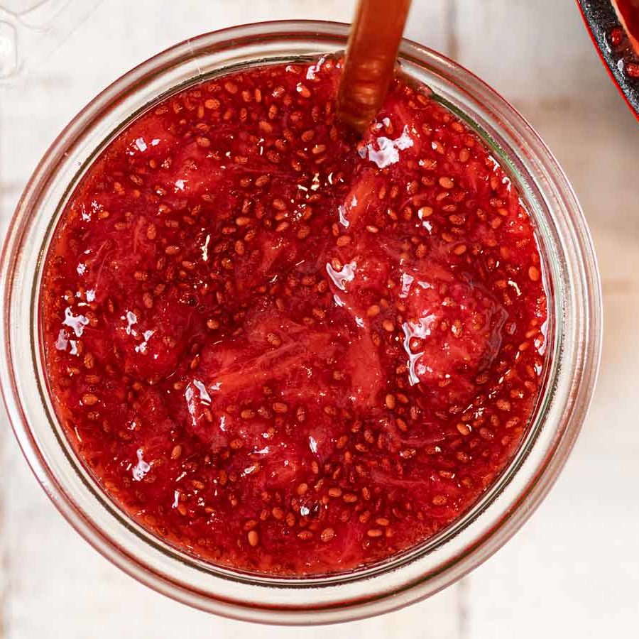 Strawberry Chia Jam - Cooking Made Healthy