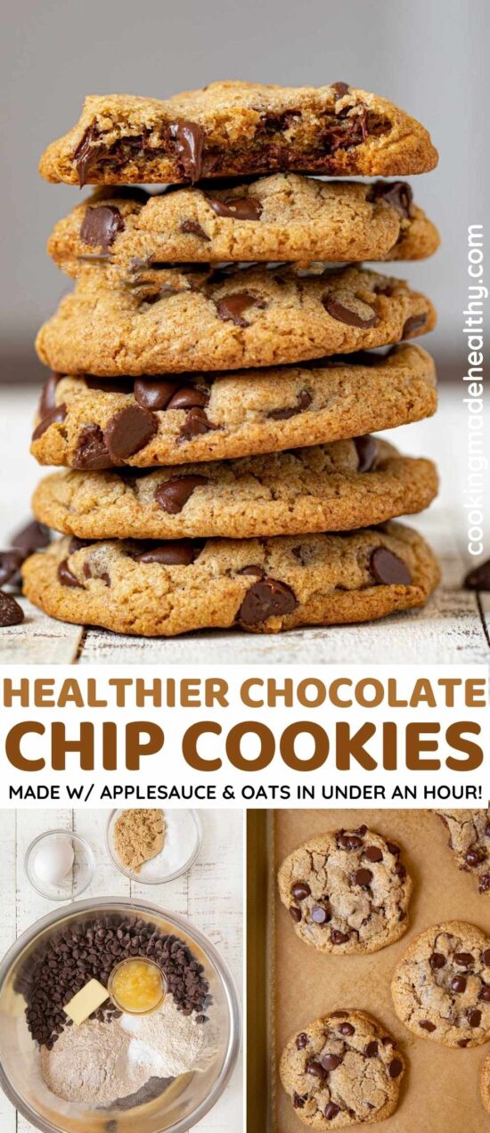 The BEST Ever Healthy Chocolate Chip Cookies - Cooking Made Healthy