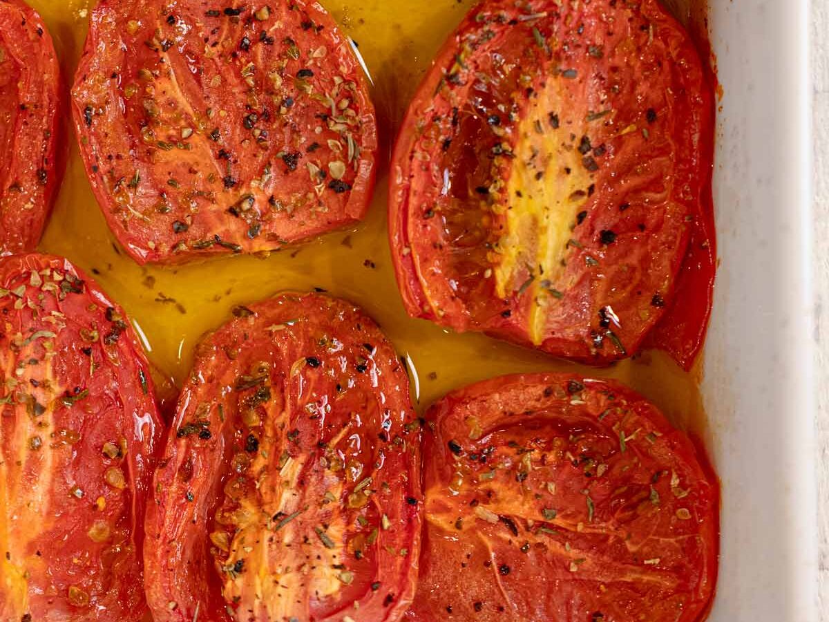 Easy Roasted Tomatoes Recipe- Cooking Made Healthy