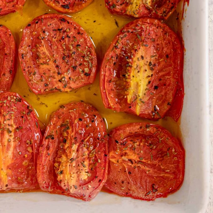 Easy Roasted Tomatoes Recipe- Cooking Made Healthy