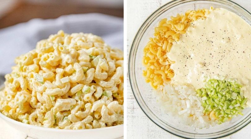 Easy Healthy Macaroni Salad (Greek Yogurt Dressing) - Cooking Made Healthy
