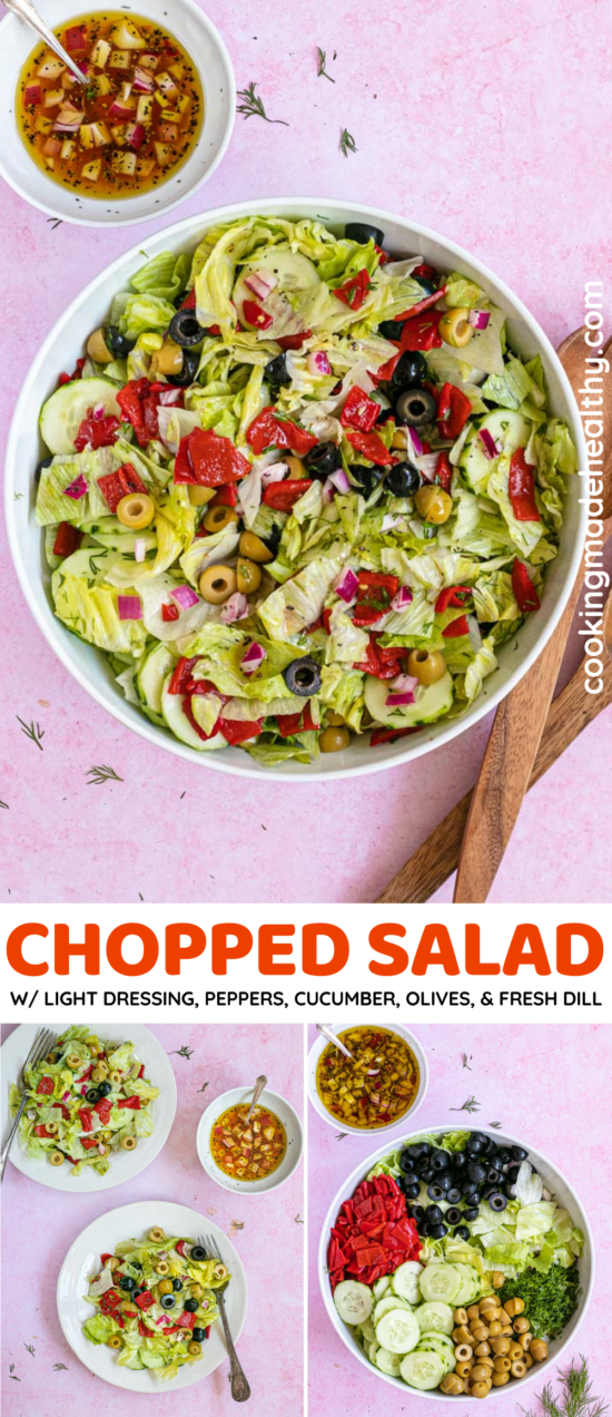Chopped Salad Recipe - Cooking Made Healthy