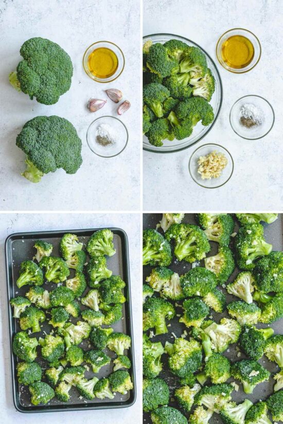 Roasted Broccoli with Garlic Recipe- Cooking Made Healthy
